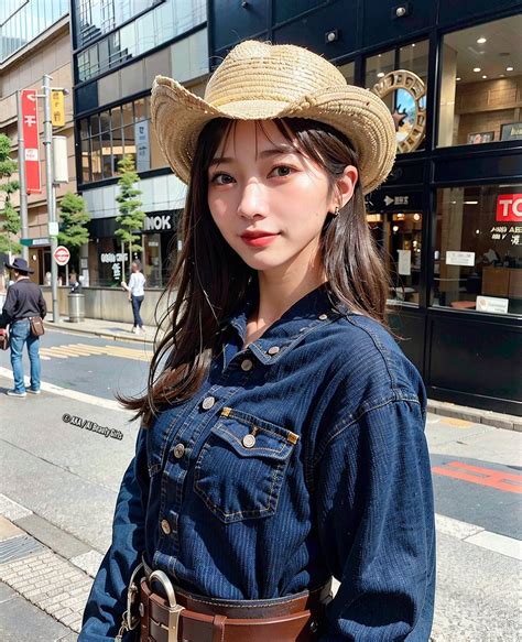 Aka‖ai Gravure Ai美女図鑑 On Twitter 最近では珍しいウエスタンハット風 Aigravure Ai
