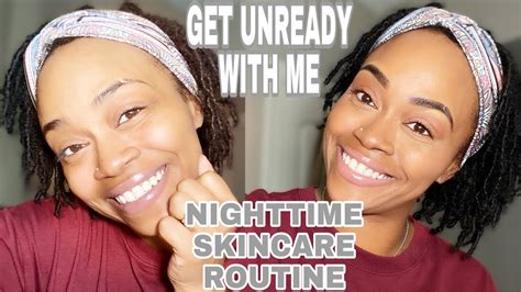 Get Unready With Me Nighttime Skincare And Glowing Skin Youtube