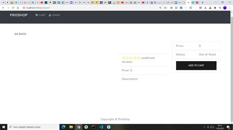 python react and django displaying products on the