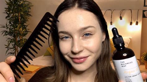Asmr Friend Gives You A Tingly Scalp Massage 💆 Hair Care Spa