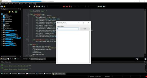 an introduction to delphivcl a python gui builder for windows
