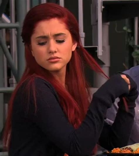 Ariana Grande As Cat Valentine In Victorious Ariana Grande Red Hair