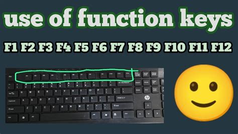 use of function keys f1 to f12 computer skills 53 youtube