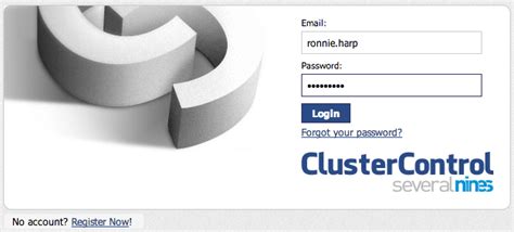 how to setup centralized authentication of clustercontrol