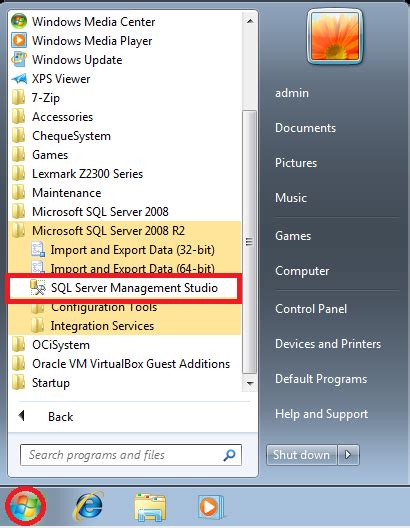 restoring of customer database of microsoft sql server 2008 r2