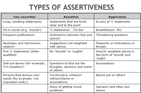 types of assertiveness communication