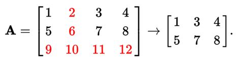 list manipulation principal submatrix and principal minor of a matrix