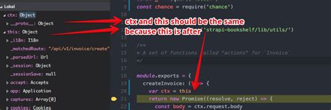javascript var becomes undefined inside promise stack overflow