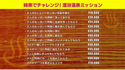 229534 一般男女モニタリングav 巨乳の姉2人との混浴温泉で大きなおっぱいに挟まれ弟ち ぽはフル勃起！！ 家族旅行中の素人3姉弟が両親に