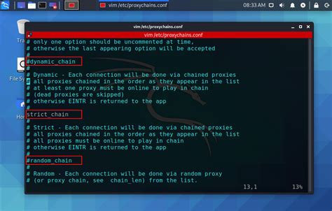 how to set up proxy chains for firefox in kali linux systran box