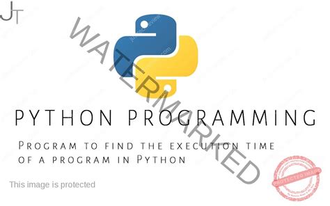 program to find the execution time of a program in python just tech