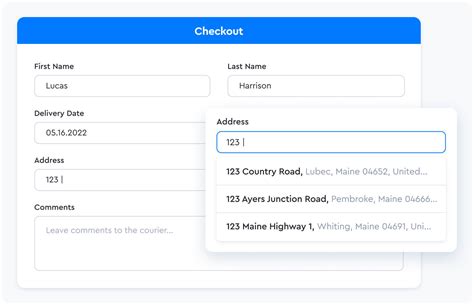 address autofill mapbox