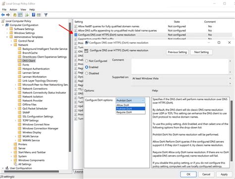 secure dns requests over doh in windows 10 11 4sysops