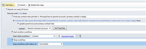 recursive or scheduled workflows in crm 2011 powerobjects