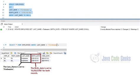 Sql Update Statement Example Java Code Geeks