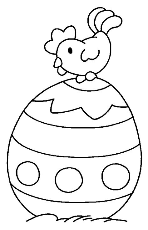Coloriage Pâques Facile à Colorier Dessin Gratuit à Imprimer