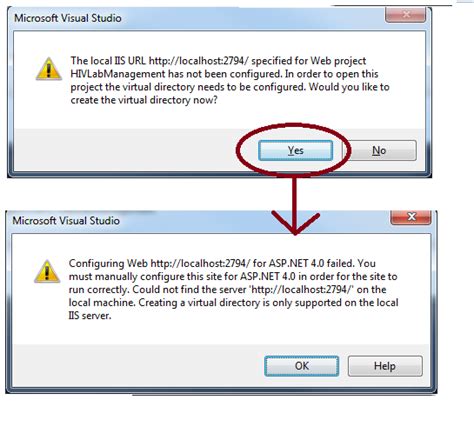 [solved] creating a virtual directory is only supported 9to5answer
