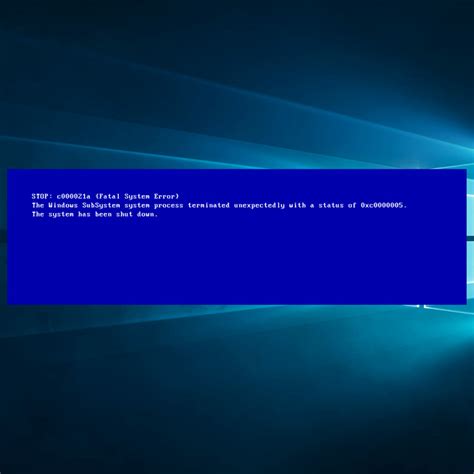 Microsoft Fatal Error Messages
