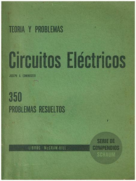 joseph edminister circuitos electricos pdf