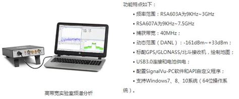 usb仪器系列23 rsa600a系列usb实时频谱分析仪