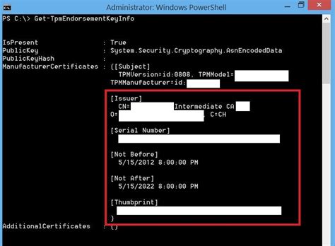setting up tpm protected certificates using a microsoft certificate
