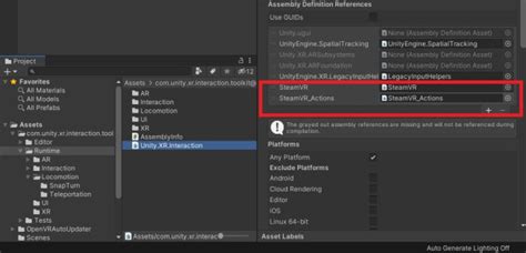 how to make steamvr input work with unity xr interaction toolkit in
