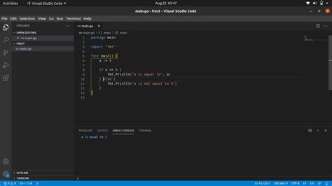 if and else statement in golang