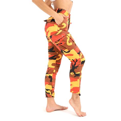 Streetwear Cargo Pants Women Camouflage Trousers Casual Military Harem