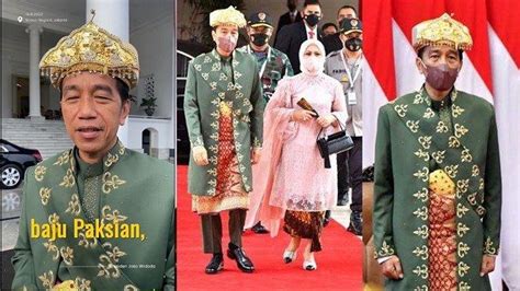 Akhirnya Terungkap Baju Adat Yang Dikenakan Presiden Jokowi Di Sidang