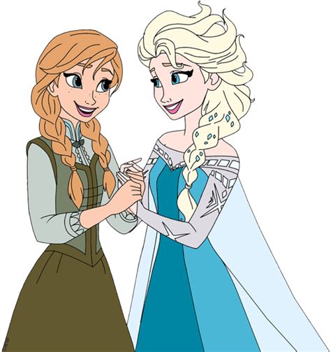 Anna And Elsa Clip Art Images From Frozen Disney Clip Art Galore