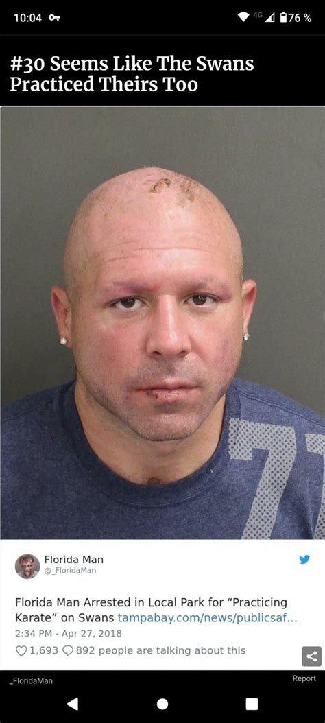 Hombre De Florida Es Arrestado Por Practicar Su Karate En Gansos