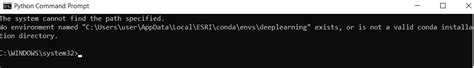 python command prompt esri community