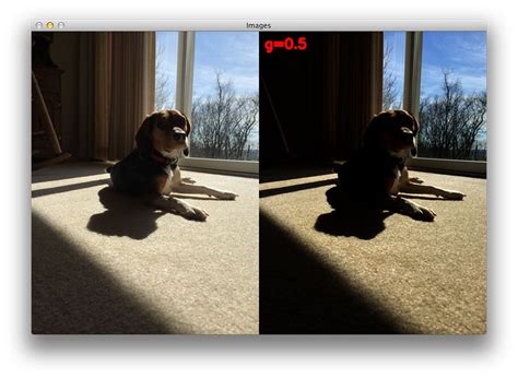 opencv gamma correction pyimagesearch