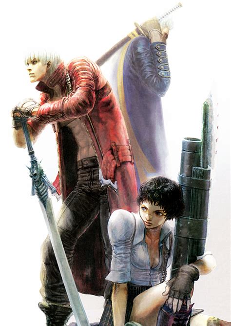 image dante vergil and lady png capcom database fandom powered by wikia