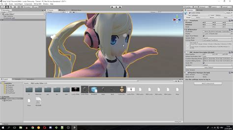 how to make vrchat avatars unity