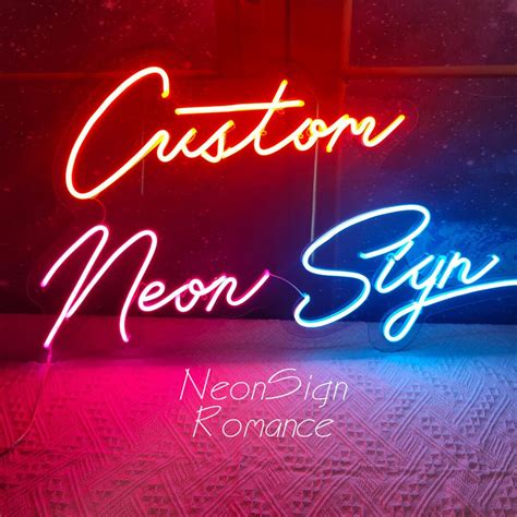Custom Neon Sign丨personalize Flex Led Neon Signs Light For Wedding
