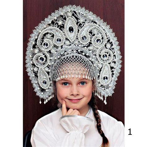 Russian Traditional Kokoshnik Tatyana Headdress Russian Fashion