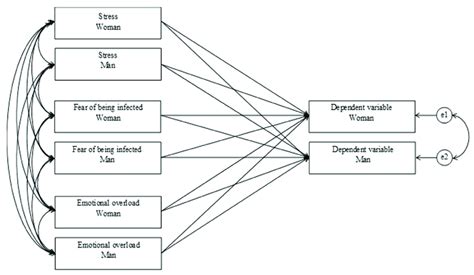 The Apims Tested For Six Different Dependent Variables Amused