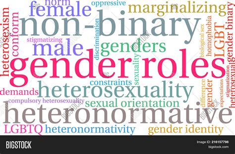 Gender Roles Word Vector And Photo Free Trial Bigstock