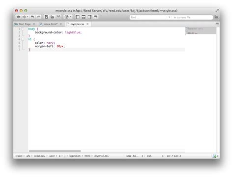 creating a website with komodo edit cis help desk reed college