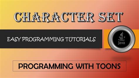 character set programming with toons ascii and unicode