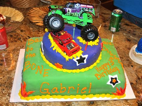 Baking Memories Monster Truck Birthday Cake