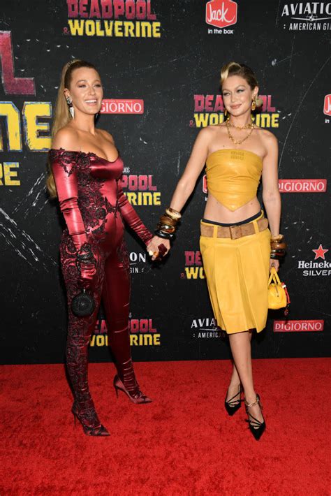Blake Lively And Gigi Hadid Embrace High Fashion Cosplay At ‘deadpool