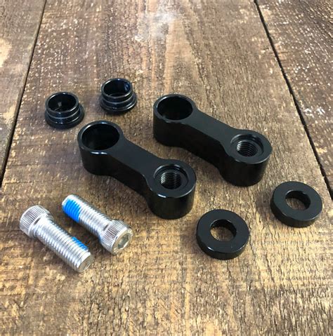 10mm Motorcycle Mirror Riser Extender Adapter Mounts Arm Motorbike Pair