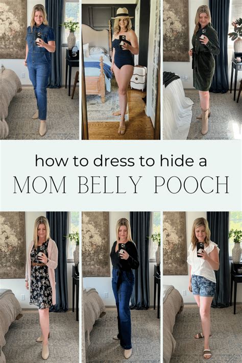 10 Easy Tips How To Dress To Hide Mom Belly Pooch Blesser House