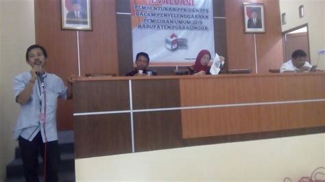 Kpu Purbalingga Bentuk Ppk Dan Pps Pemilu 2019 Dengan Metode Evaluasi