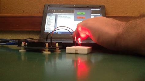 arduino e matlab acendendo um led com interface gráfica