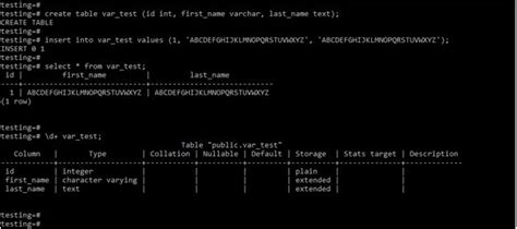 postgresql text how text data type work in postgresql examples