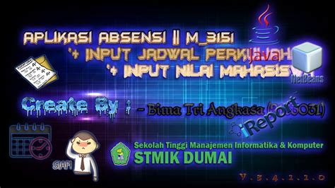 aplikasi absensi siswa dengan netbeans kode qr rumus soal