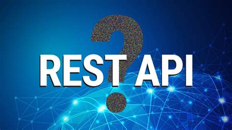 what is a rest api representational state transfer explained